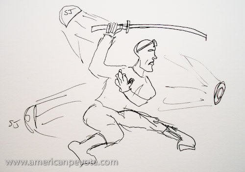 Urban Ninja – Dramatic Pose Tutorial | American Peyote